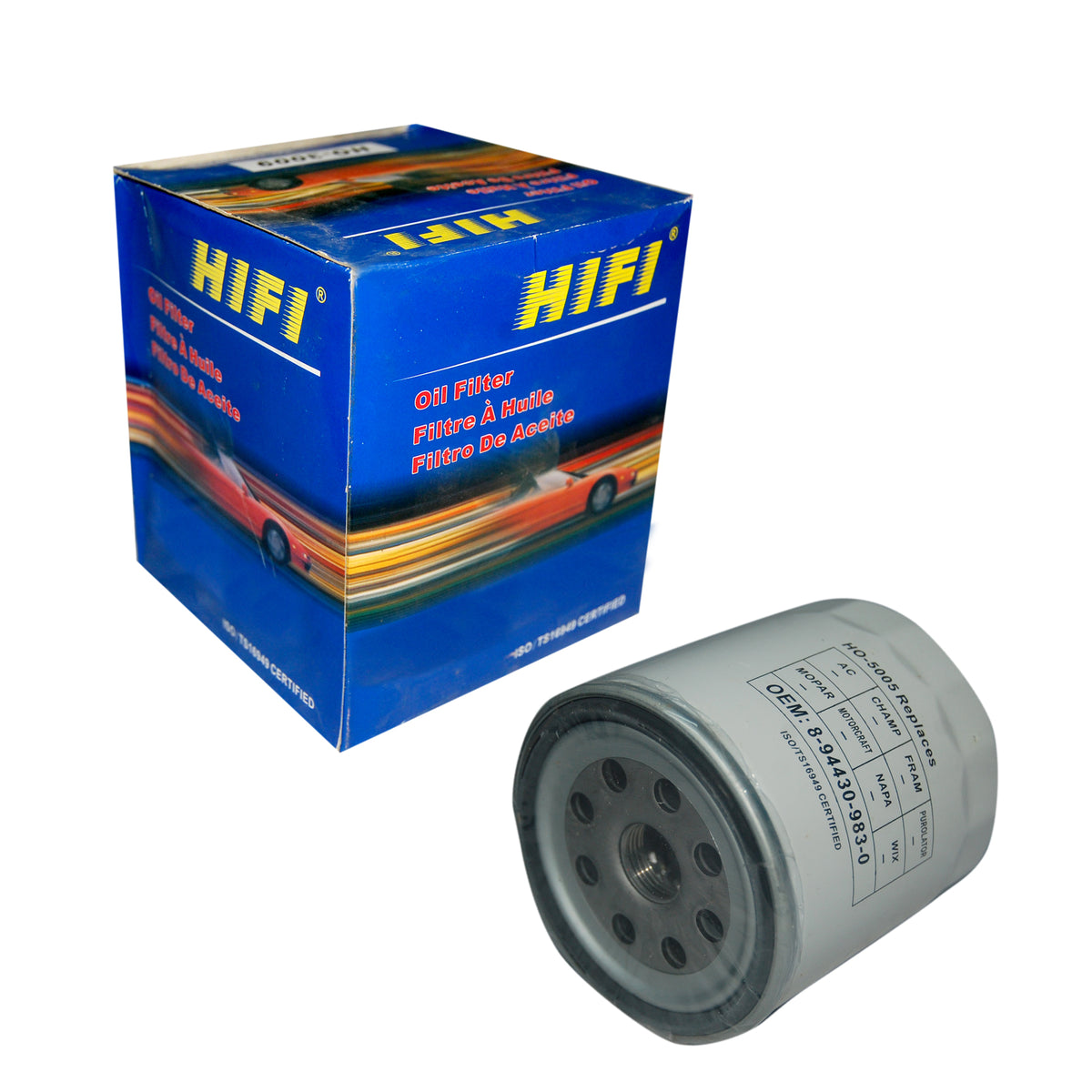 HIFI, Oil Filter, 8-94430983-0, HO-5005 — Win Store