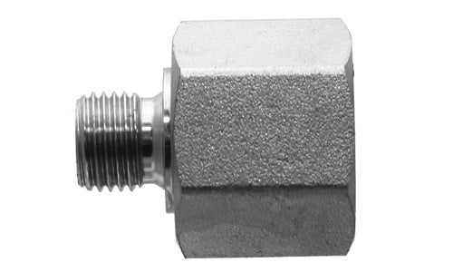 9039-24-24 - 1-1/2" Male BSPP x 1-1/2" Female BSP Extended Bushing - Steel Hydraulic Adapters ...