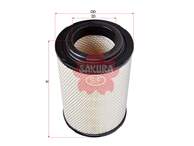 SAKURA,, Air Filter (Element), S1780-13360, A-1324, HINO — Win Store