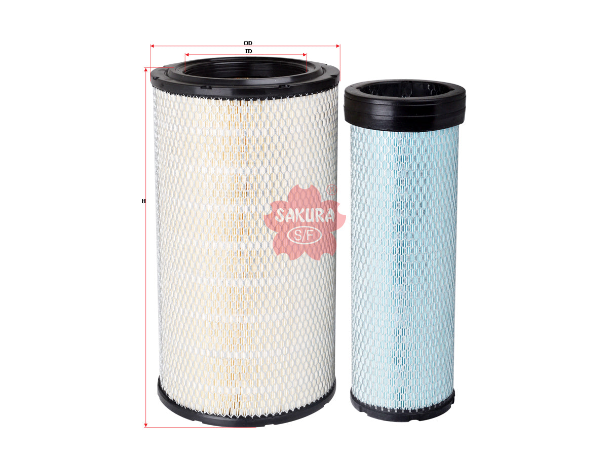 SAKURA,, Air Filter (Element), 54717145+54717152, A-69130-S, INGERSOLL ...
