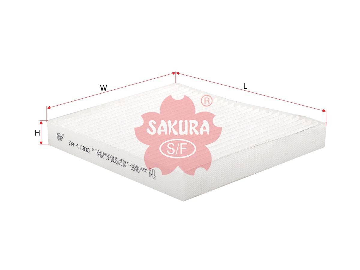 SAKURA,, Cabin Air Filter (Element), 014520-2650, CA-11300, TOYOTA