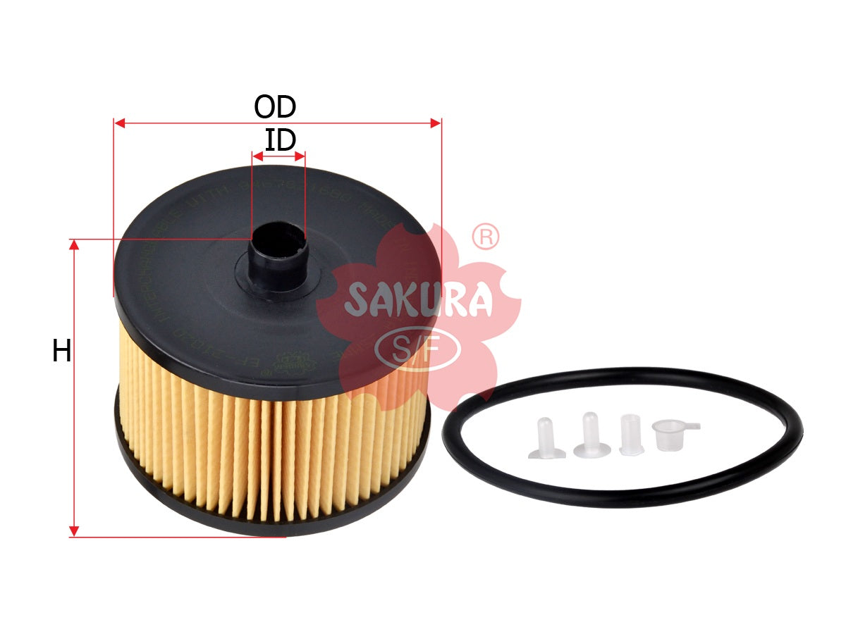 SAKURA,, Fuel Filter (Element), 8653668, EF-21020, CITROEN | Win Store
