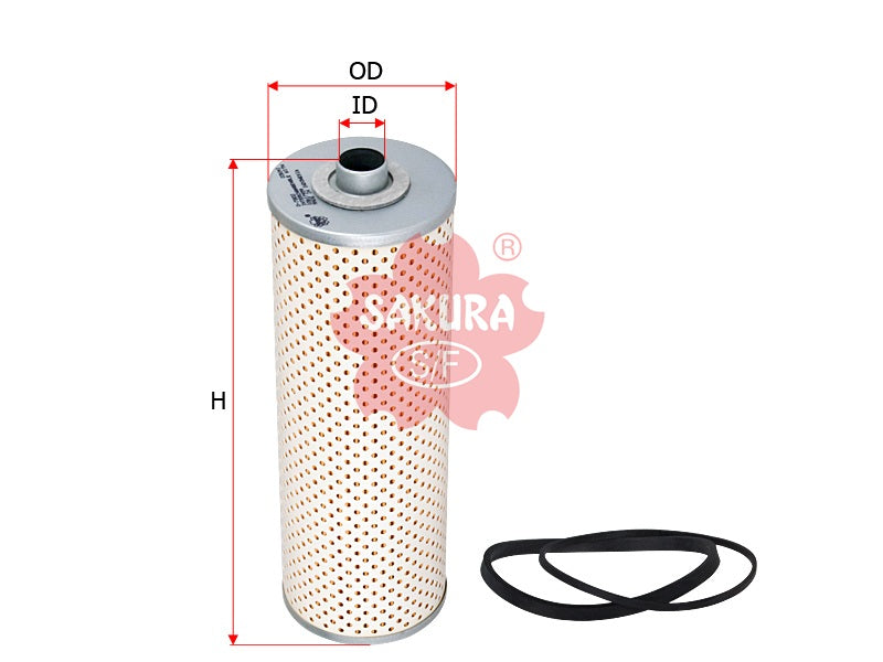 SAKURA,, Oil Filter (Element), F4000100, O-7802, AVELING BARFORD