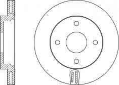 Rotor Disc, NIBK, 40206-3HA0A, RN22003V, NISSAN (018390) – Win Store